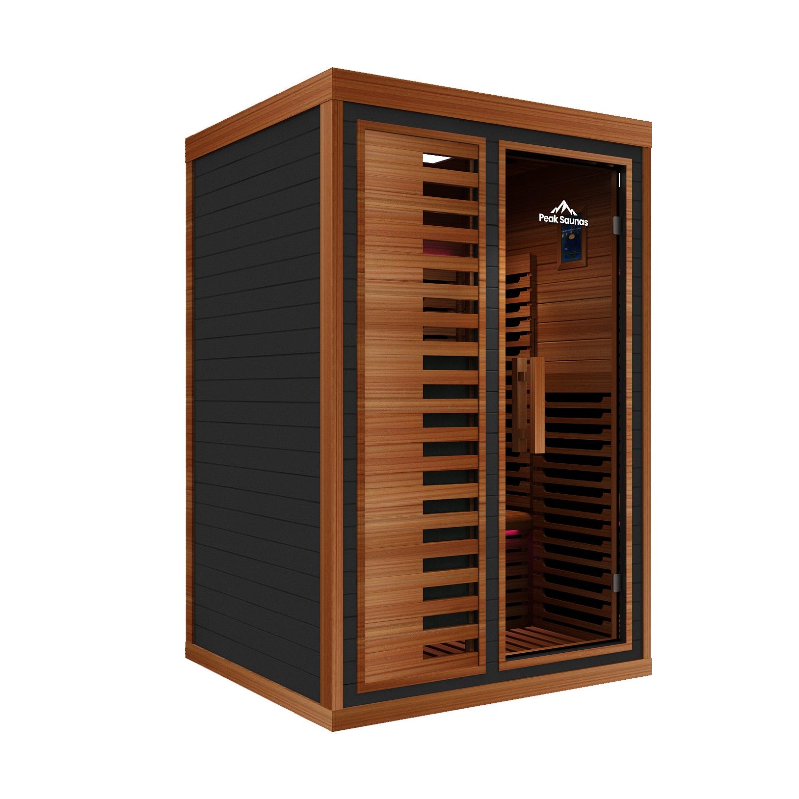 Peak Saunas Fuji 2-Person Full Spectrum Infrared Sauna with XL Medical