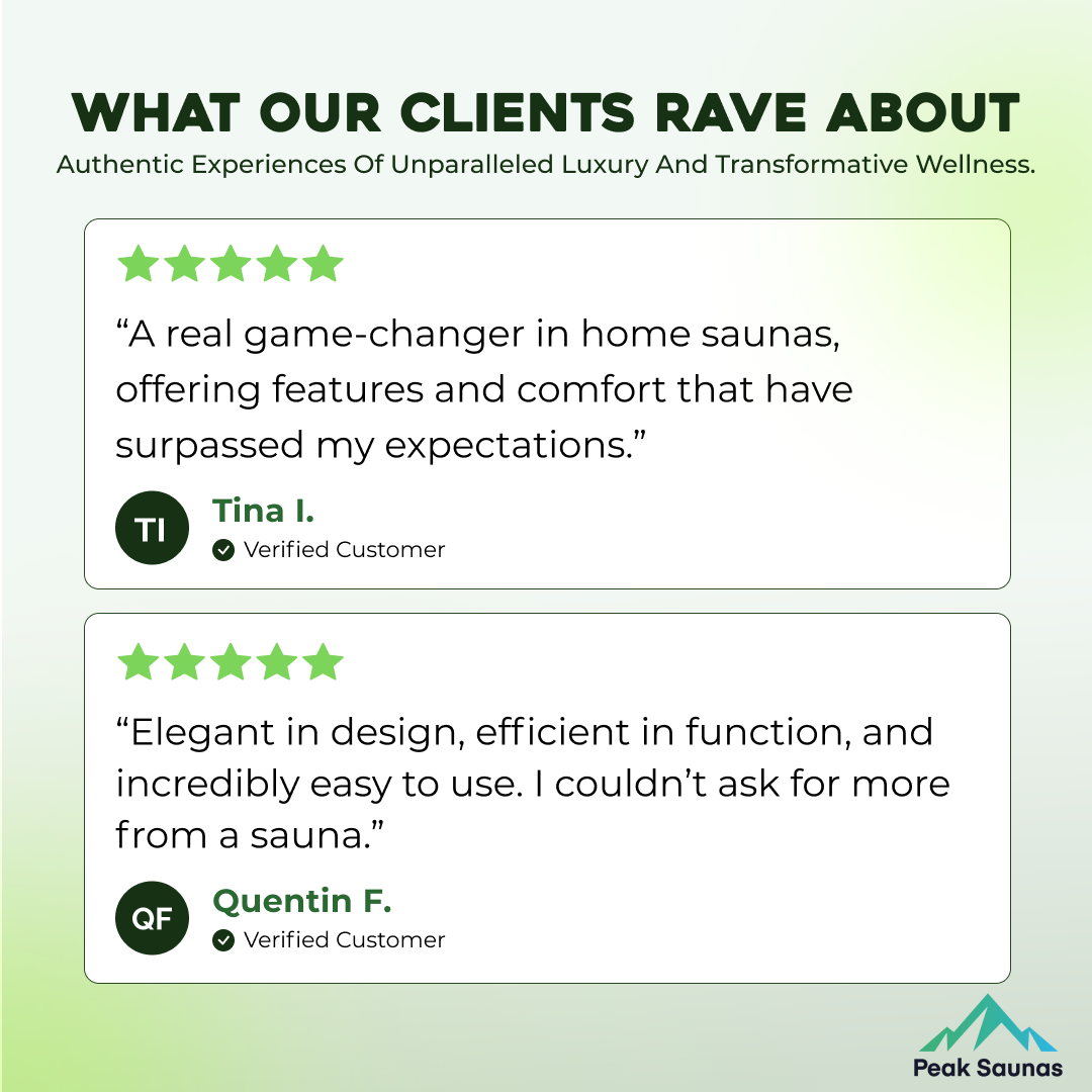 Peak Saunas El Capitan 4-Person Outdoor Full Spectrum Infrared Sauna w