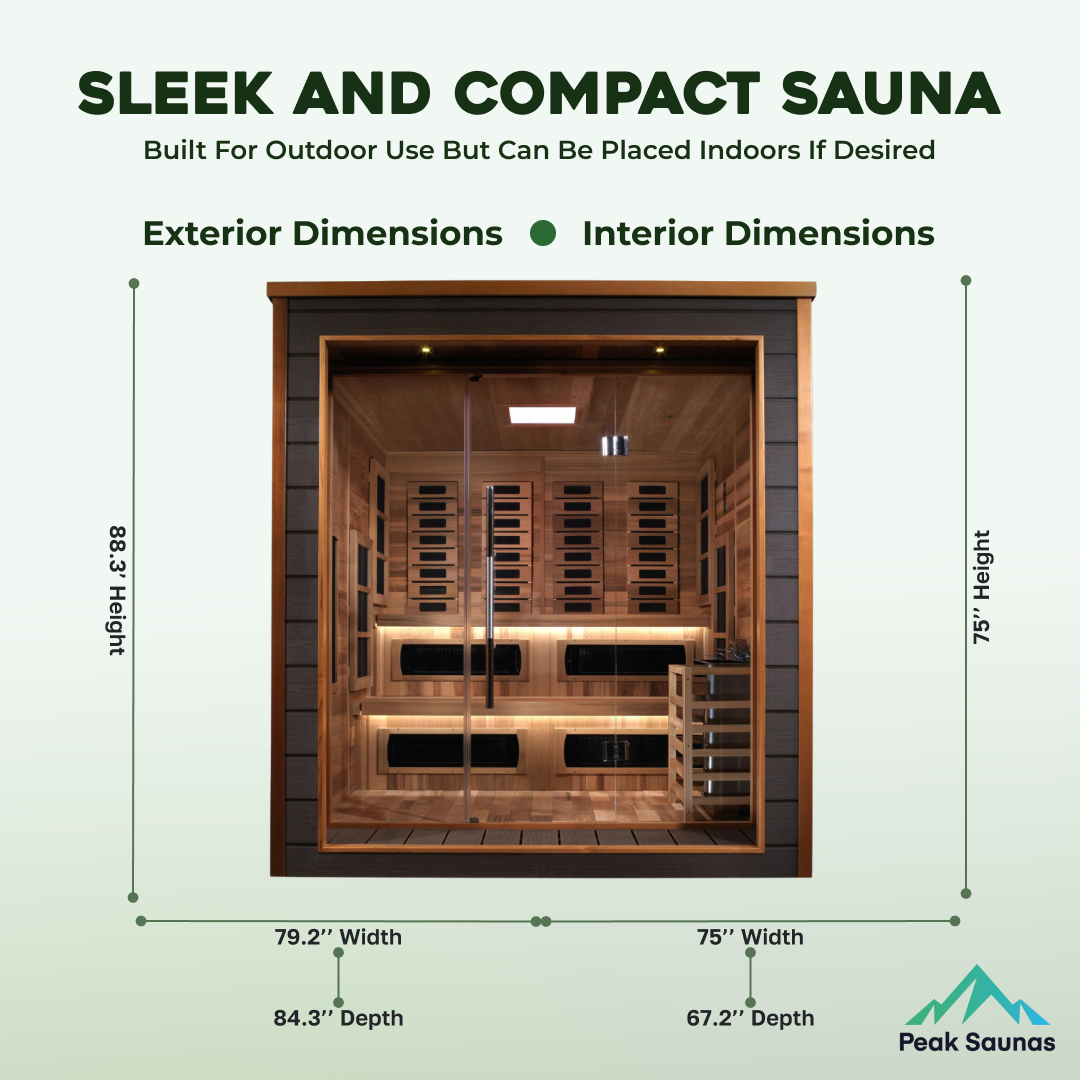 Affordable Outdoor Saunas For Sale | Peak Saunas
