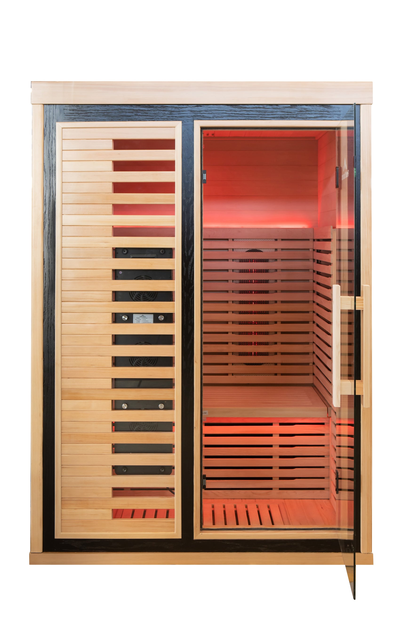 Peak Saunas Everest 2-Person Full Spectrum Infrared Sauna with XL Medi