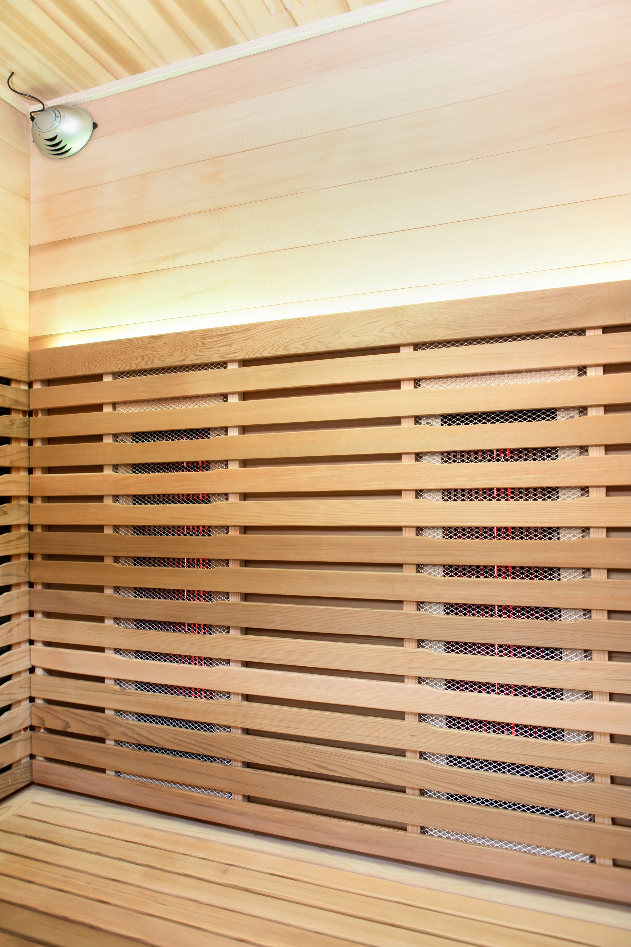 Fuji 2 Person Infrared Sauna with Red Light Therapy | Peak Saunas
