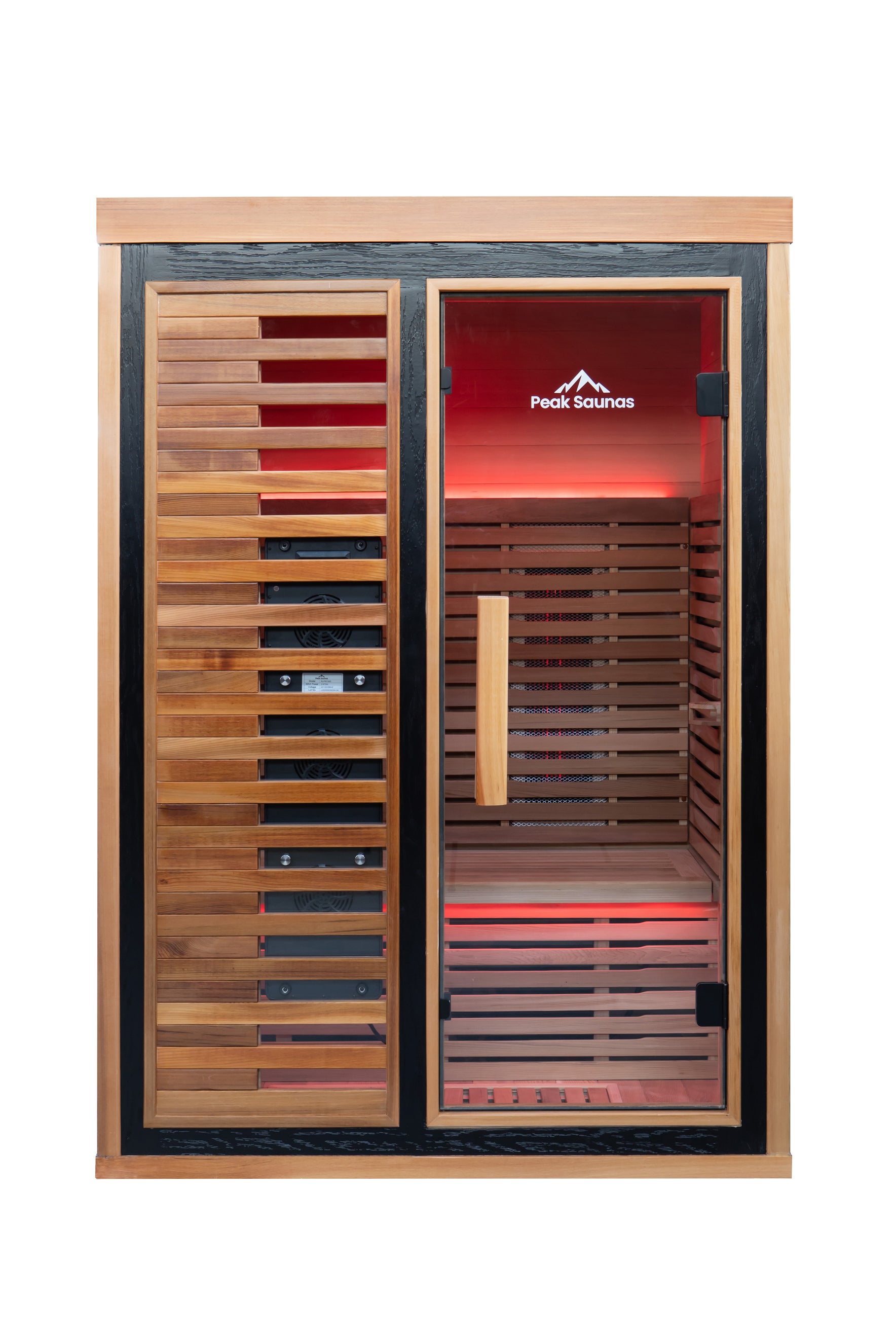Peak Saunas Fuji 2-Person Full Spectrum Infrared Sauna with XL Medical