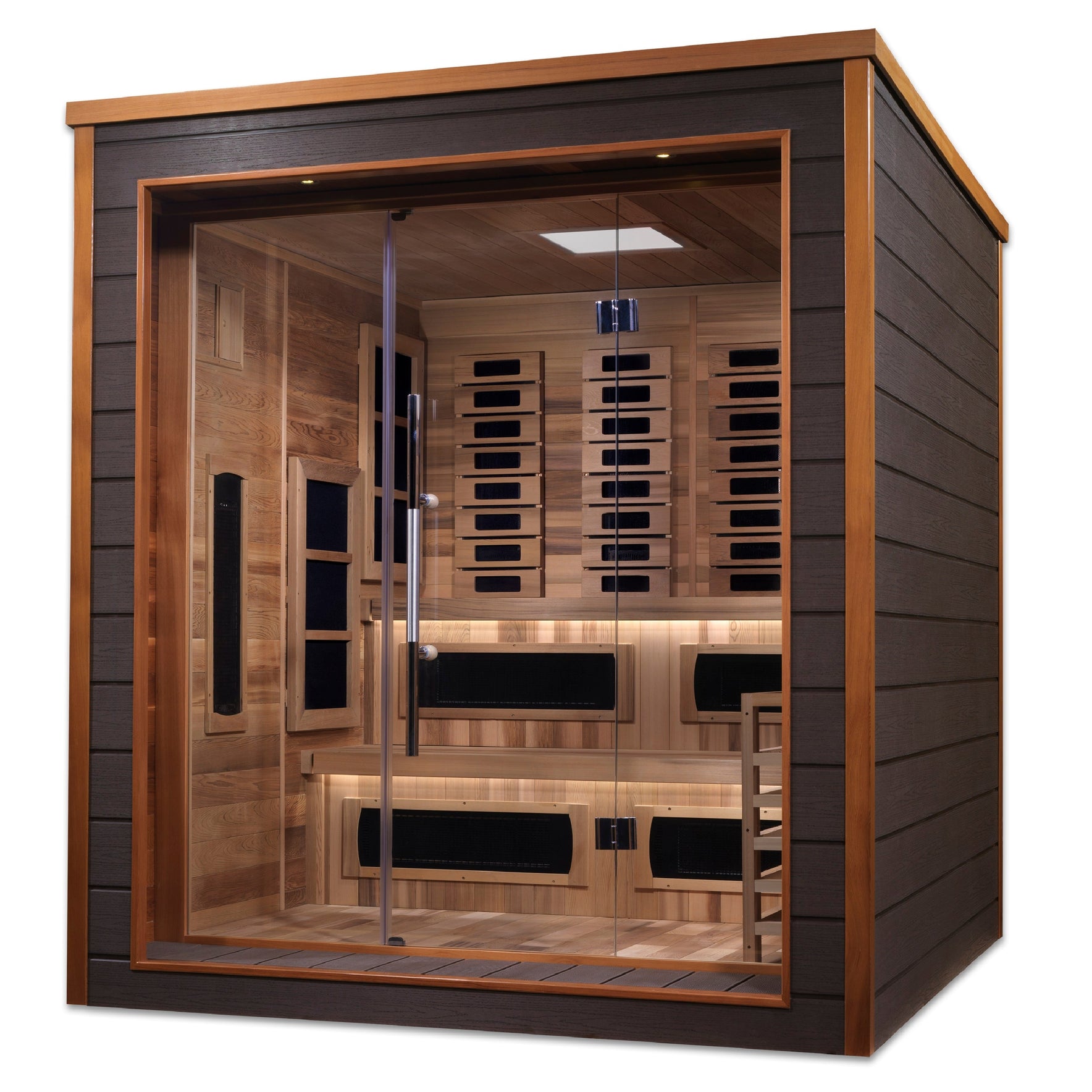 Peak Saunas Fuji 2-Person Indoor Near Zero EMF Full Spectrum Infrared
