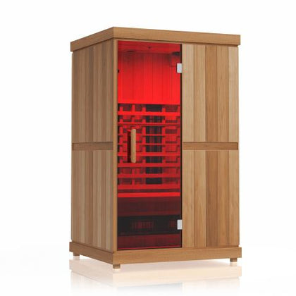Peak Saunas Fuji 2-Person Full Spectrum Infrared Sauna with XL Medical